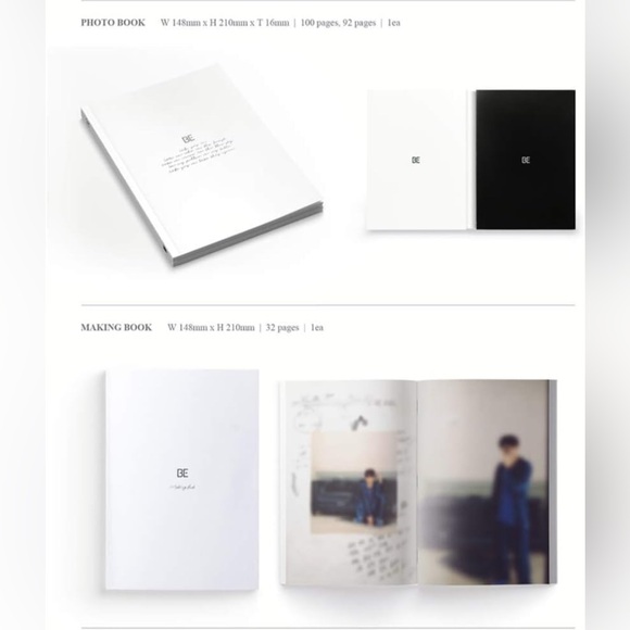 Bts | Other | Bts Be Deluxe Edition Limited Album Photobookmaking ...